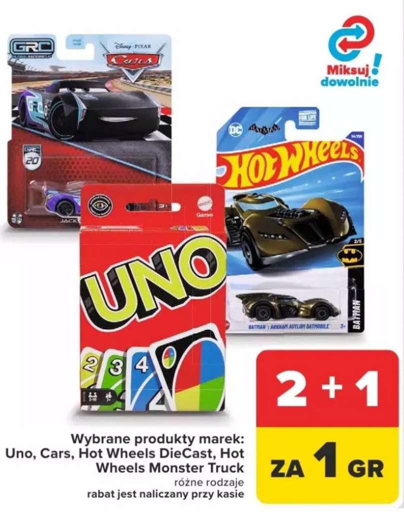 Gorące Okazje na Hot Wheels za 6,66zł/szt. przy zakupie 3 w Carrefour ...
